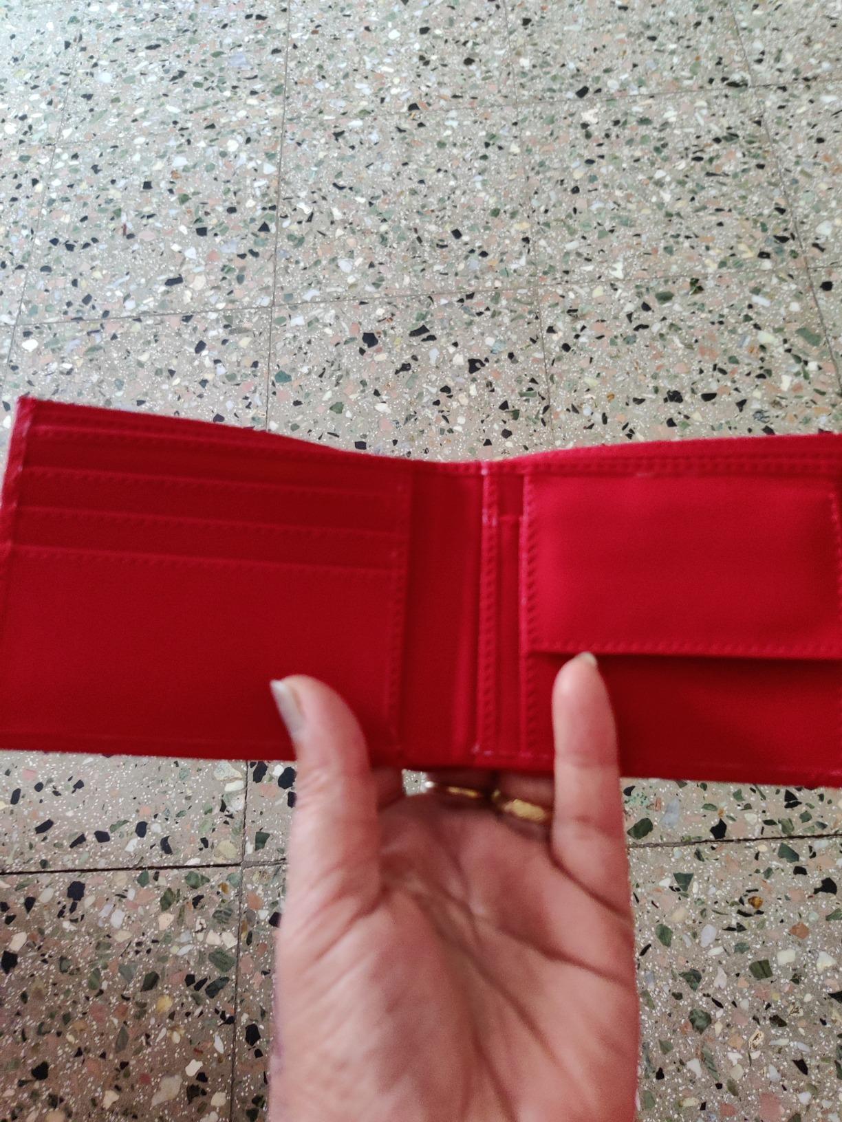 Buy CREATURE Red Pu-Leather Wallet for Men with Multiple Card Slots ...