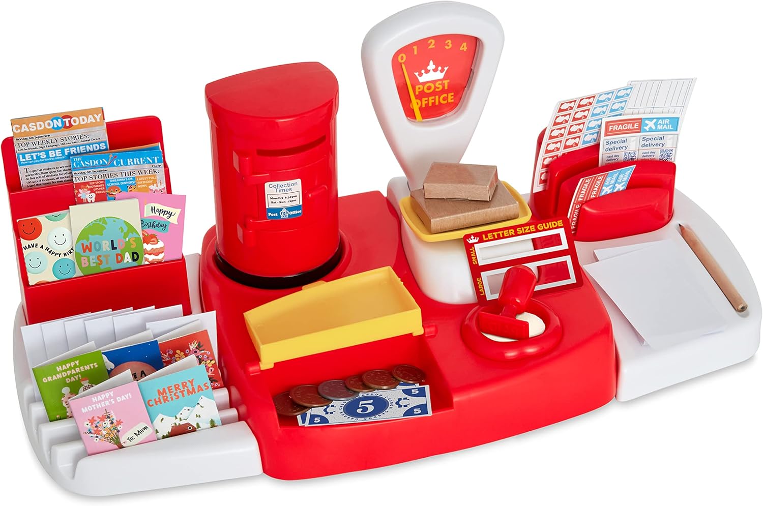 Casdon Post Office Toy Post Office For Children Aged 3 Equipped casdon-post-office-toy-post-office-for-children-aged-3-equipped
