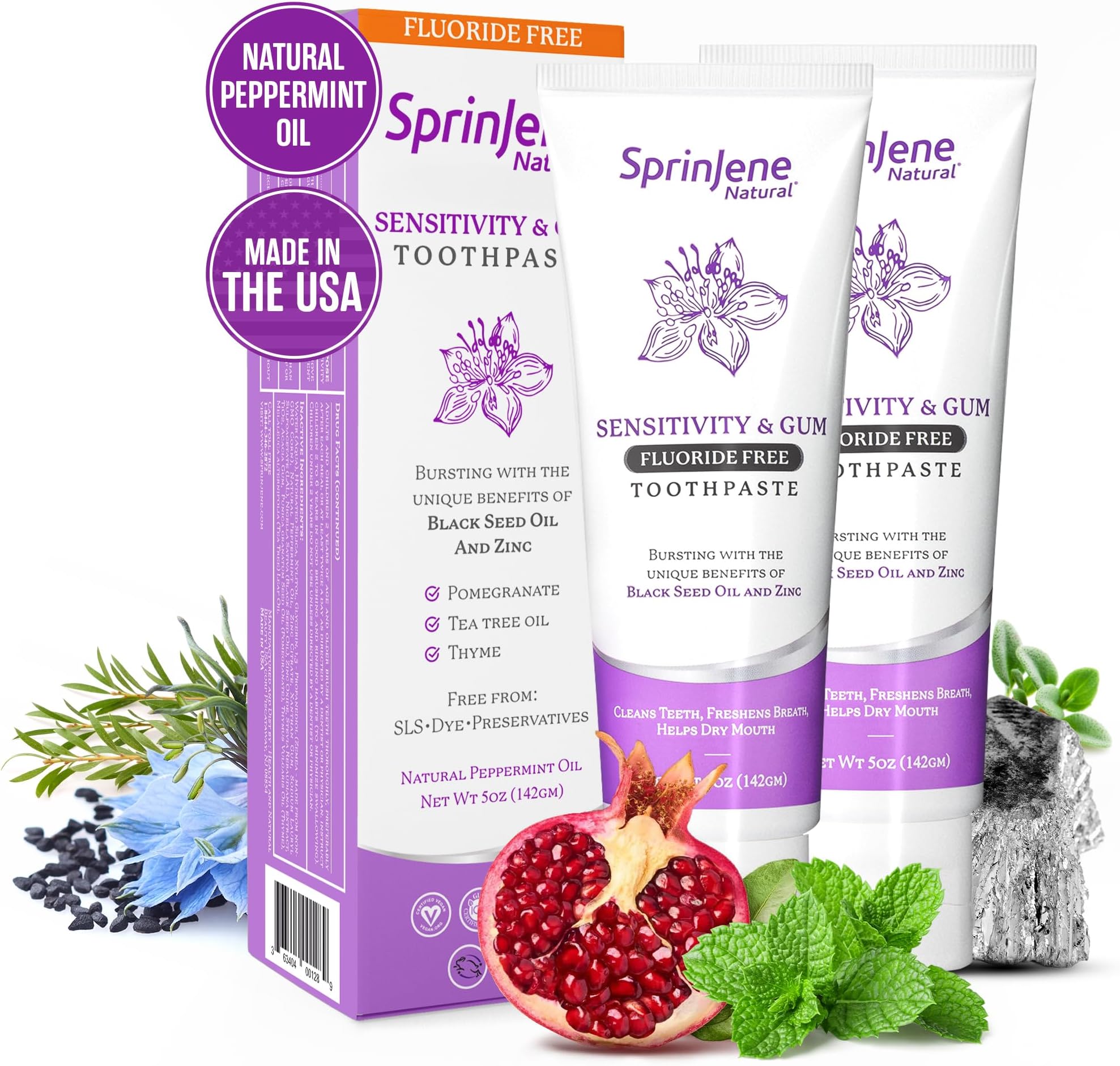 Amazon.com: Dr. Sheffield’s Certified Natural Toothpaste (Sensitive ...