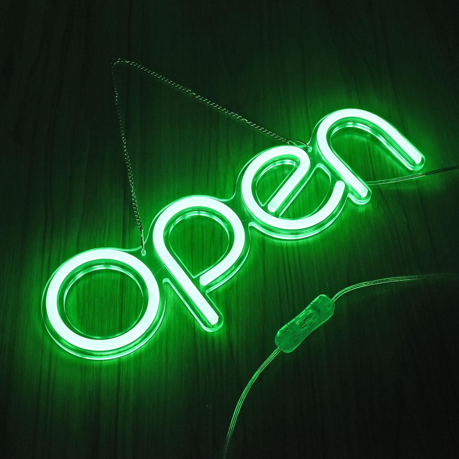 Amazon.com : LED Open Sign,16x6 inch Open Signs for Business with Open ...