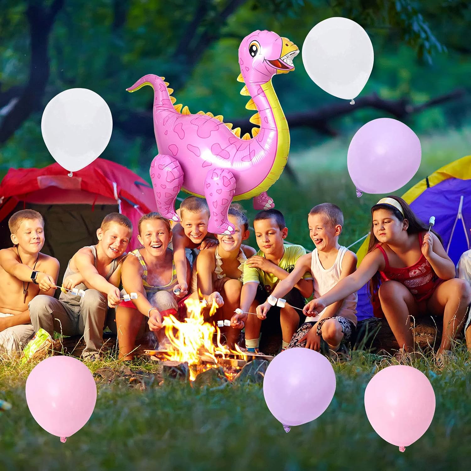 Dinosaur Foil Balloons Large Dinosaur Birthday Balloons Party Balloons ...