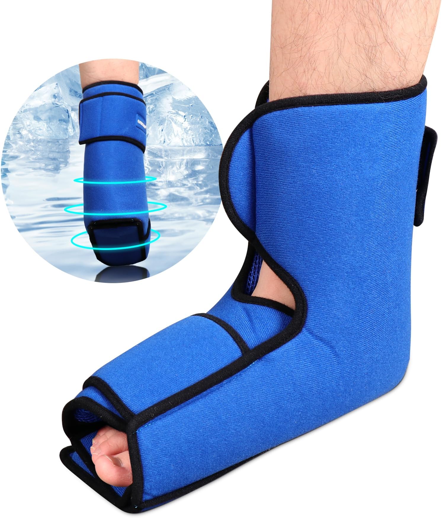 Amazon.com: Cozyhealth Ankle Ice Pack Wrap for Foot Pain Relief and ...