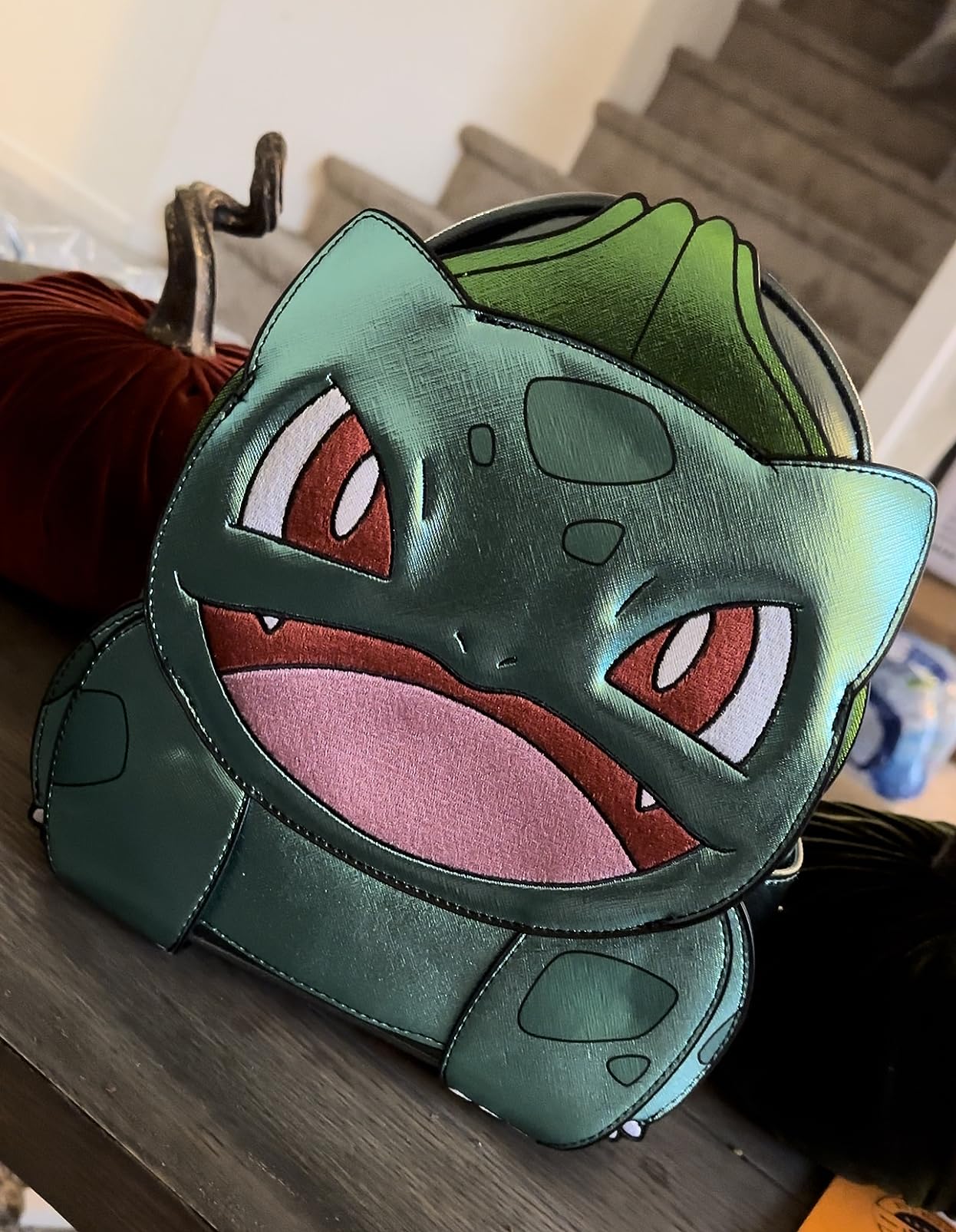 $10/mo - Finance Loungefly Pokemon Metallic Bulbasaur Womens Double ...