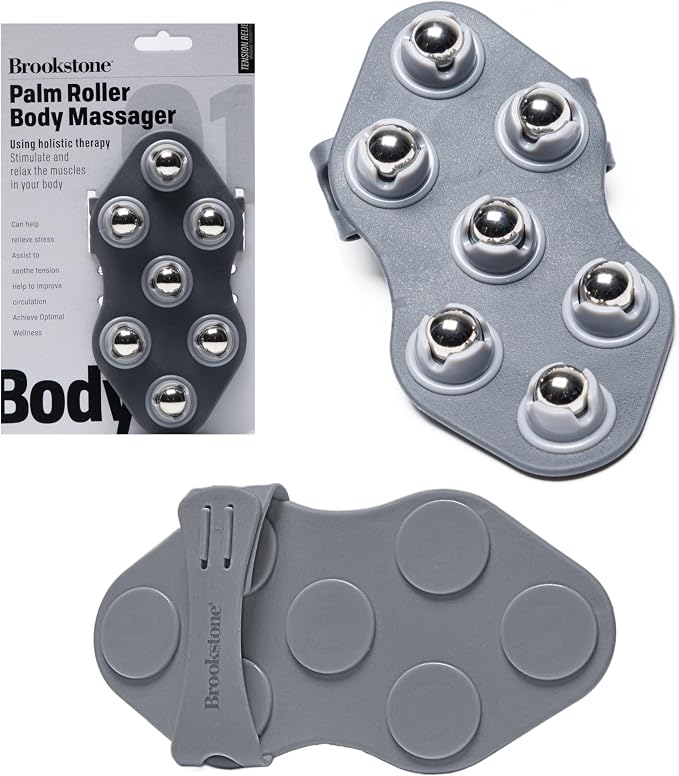 Amazon.com: Brookstone Palm Roller Body Massager - Medium Handheld ...