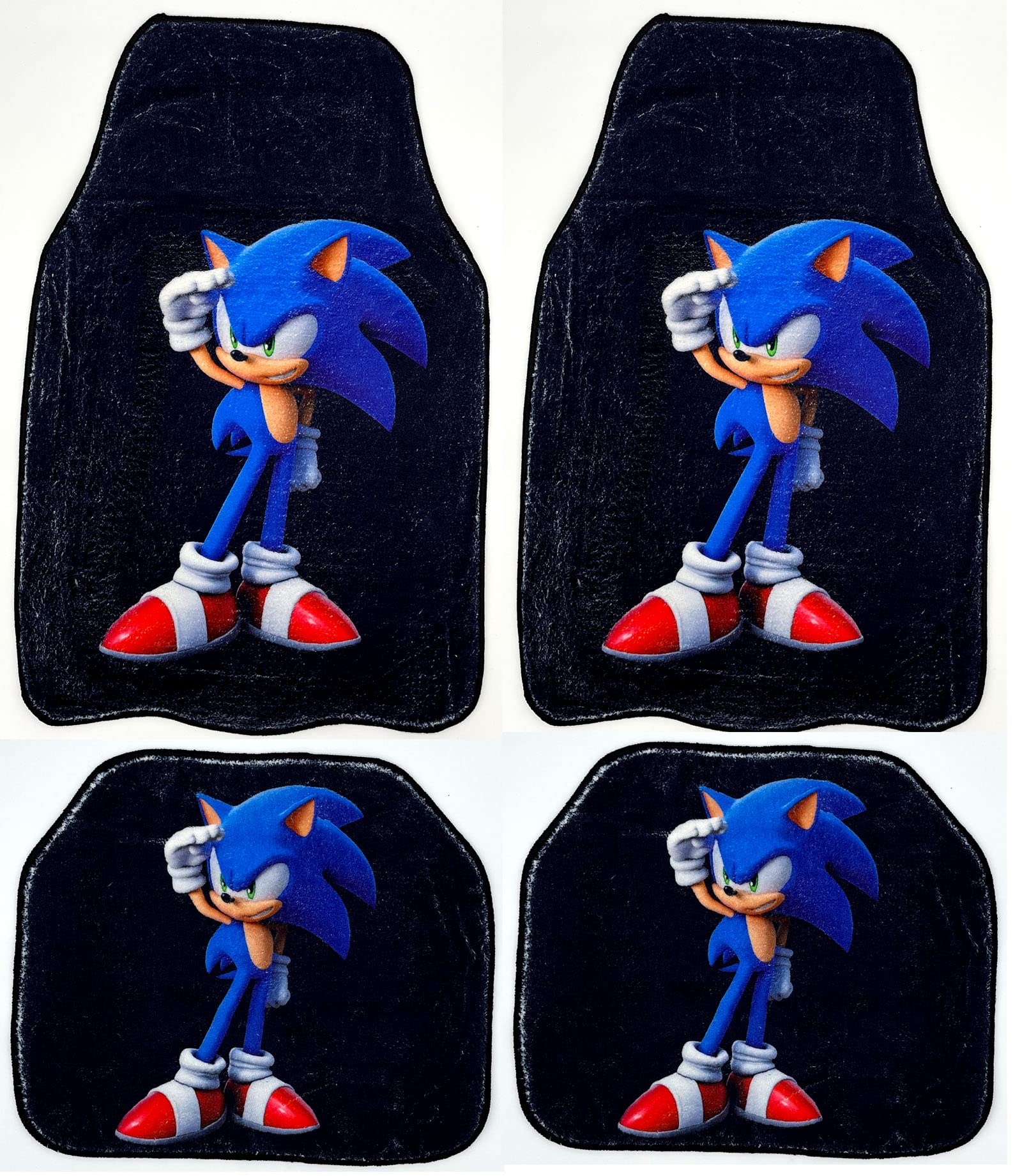Amazon.com: Super Soft Super Sonic Universal Fit Auto Car Floor Mats ...
