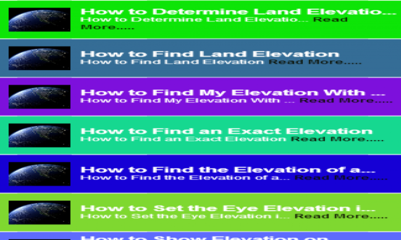 Elevation Earth - App on the Amazon Appstore