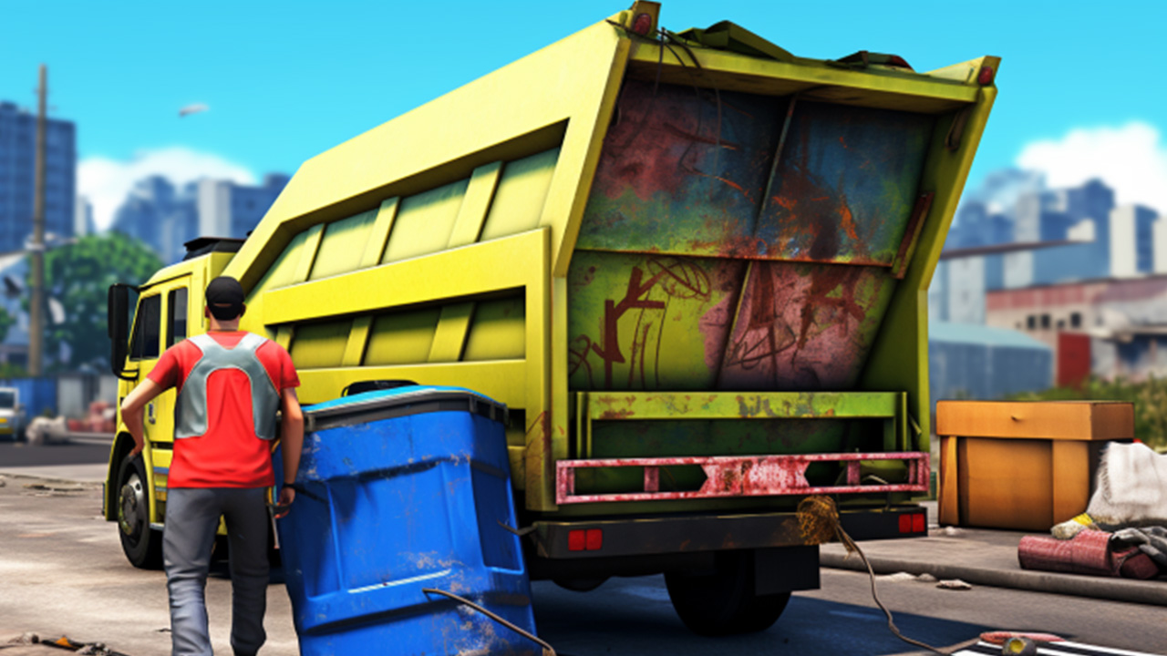 Garbage Cargo Truck Games Offline -Real Metro City Recycling Dump Truck ...