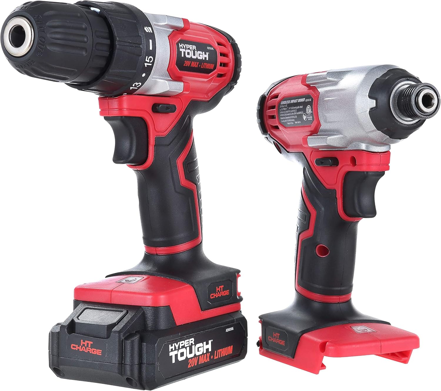 Amazon.com: Hyper Tough AQ90104G 20-Volt Max Lithium-ion Cordless 2 ...