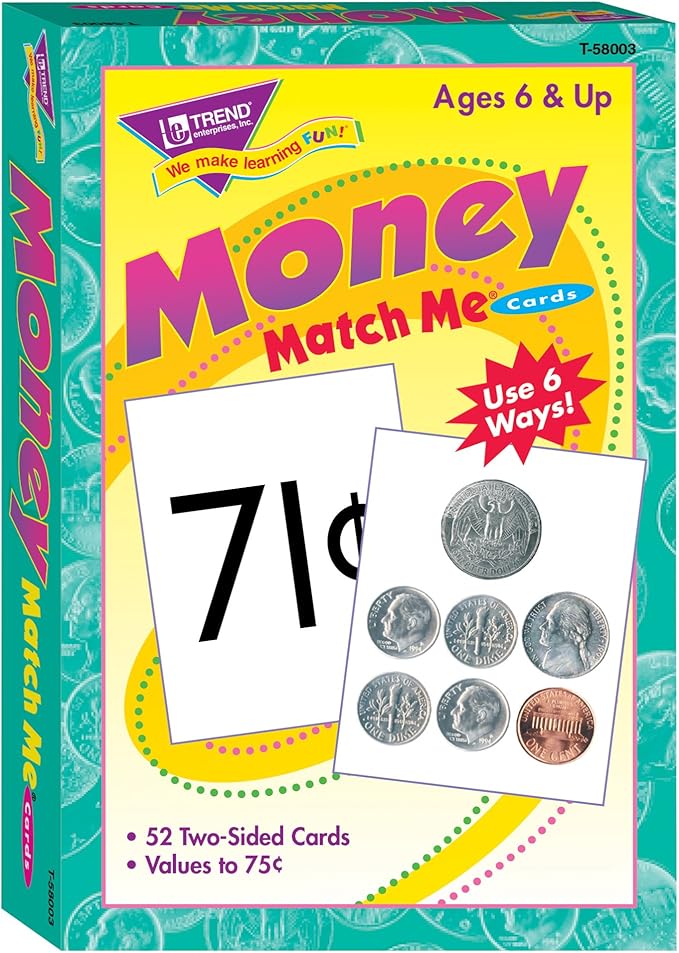 Amazon.com: Money Match Me Cards : Toys & Games