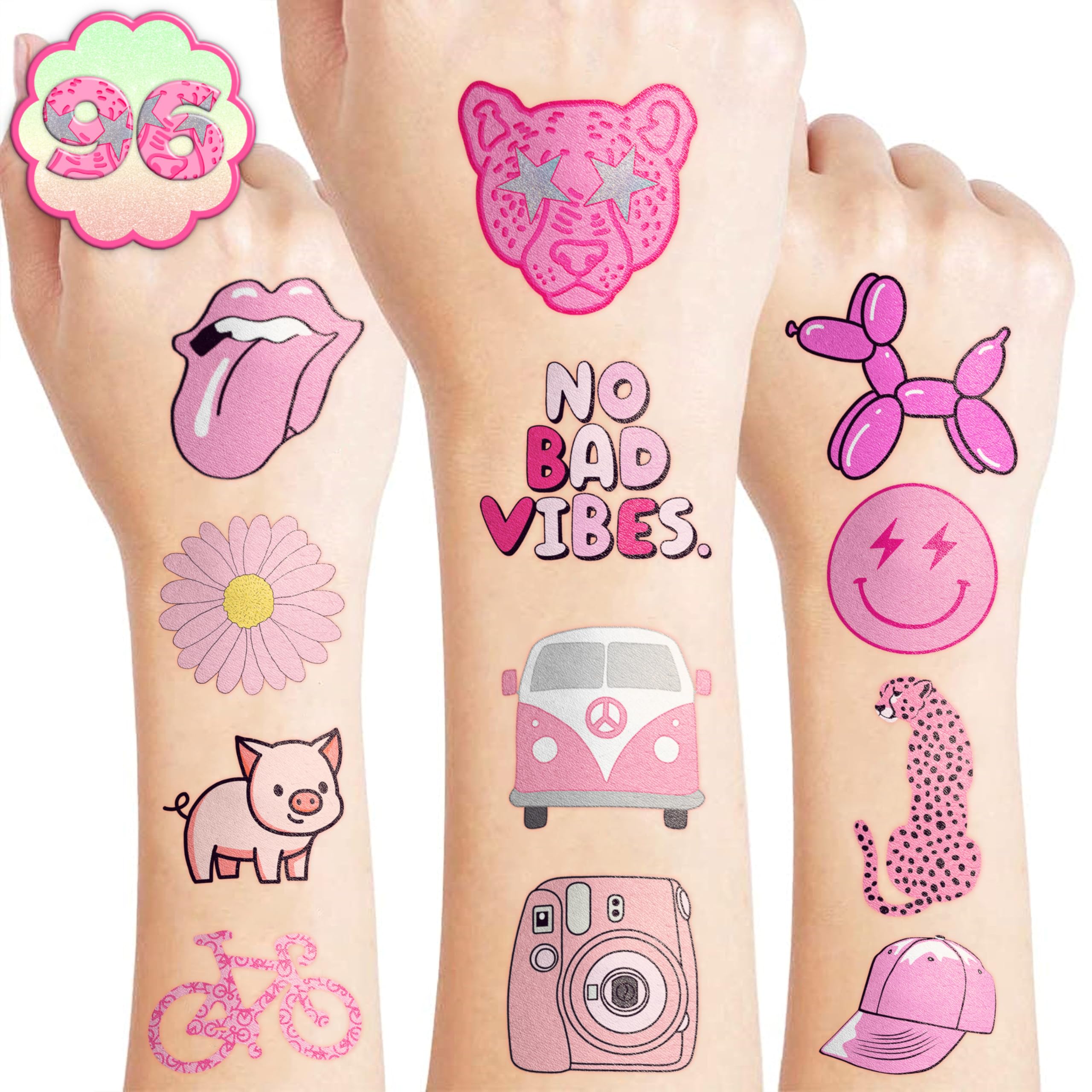 Child Theme Tattoos Space Foil Kids Temporary Tattoos | Ellie And