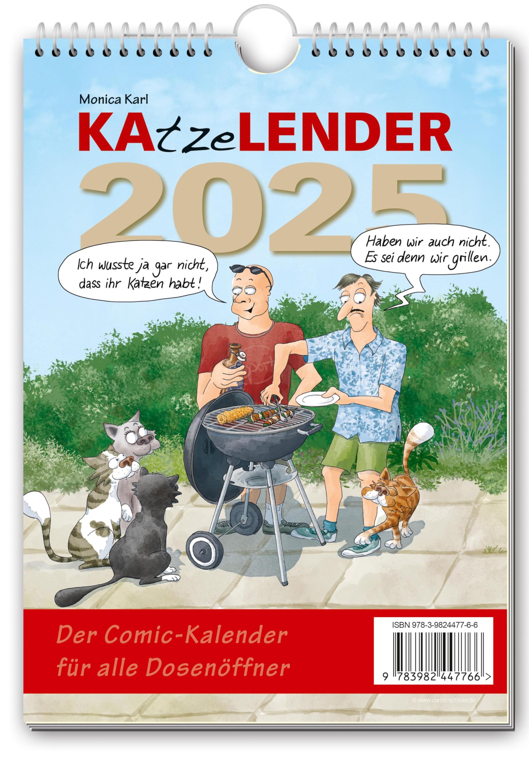 KAtzeLENDER 2025: Der Comic-Kalender für alle Dosenöffner : Karl ...