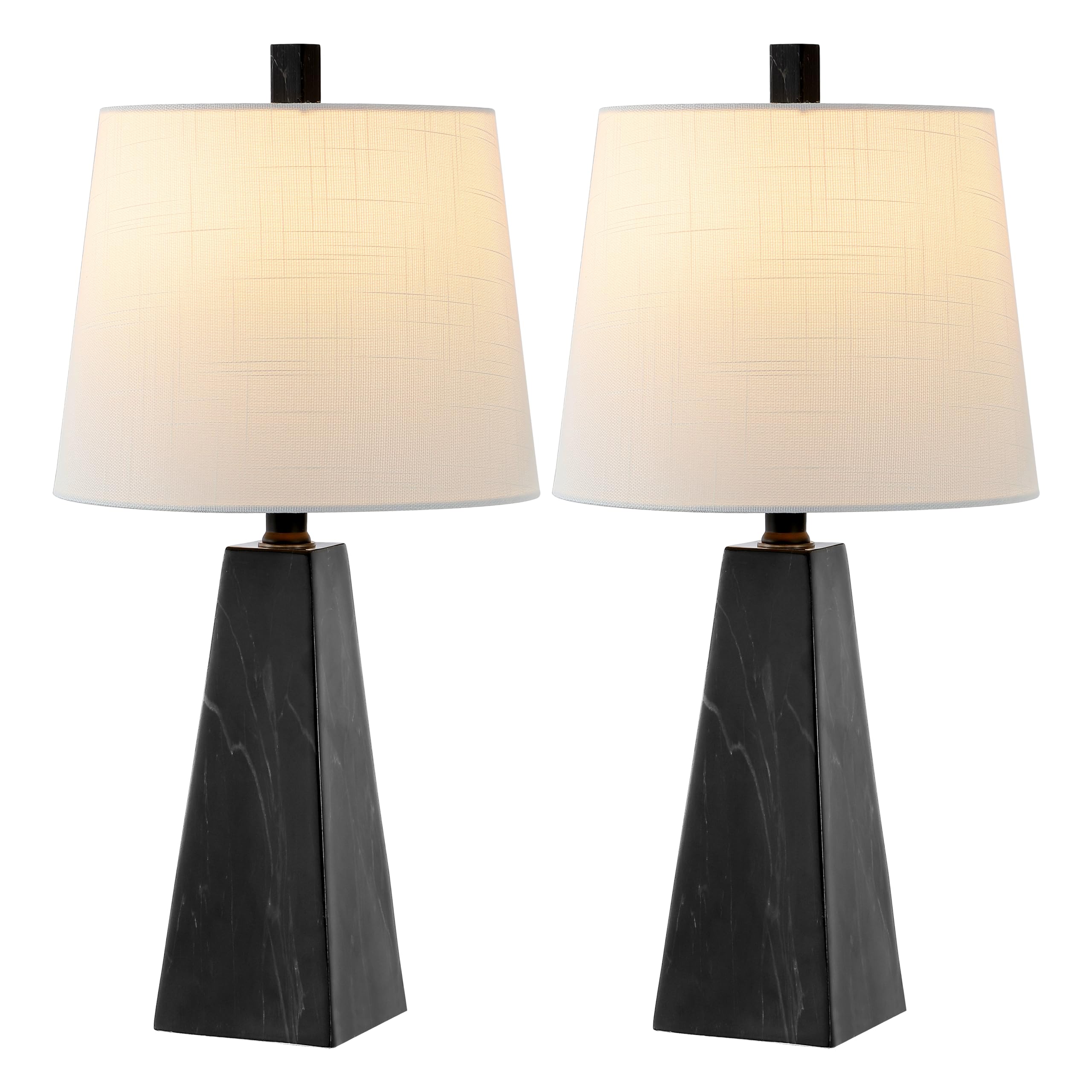JONATHAN Y JYL1037D-SET2 Owen 20.5" Resin LED Table Lamp Contemporary ...