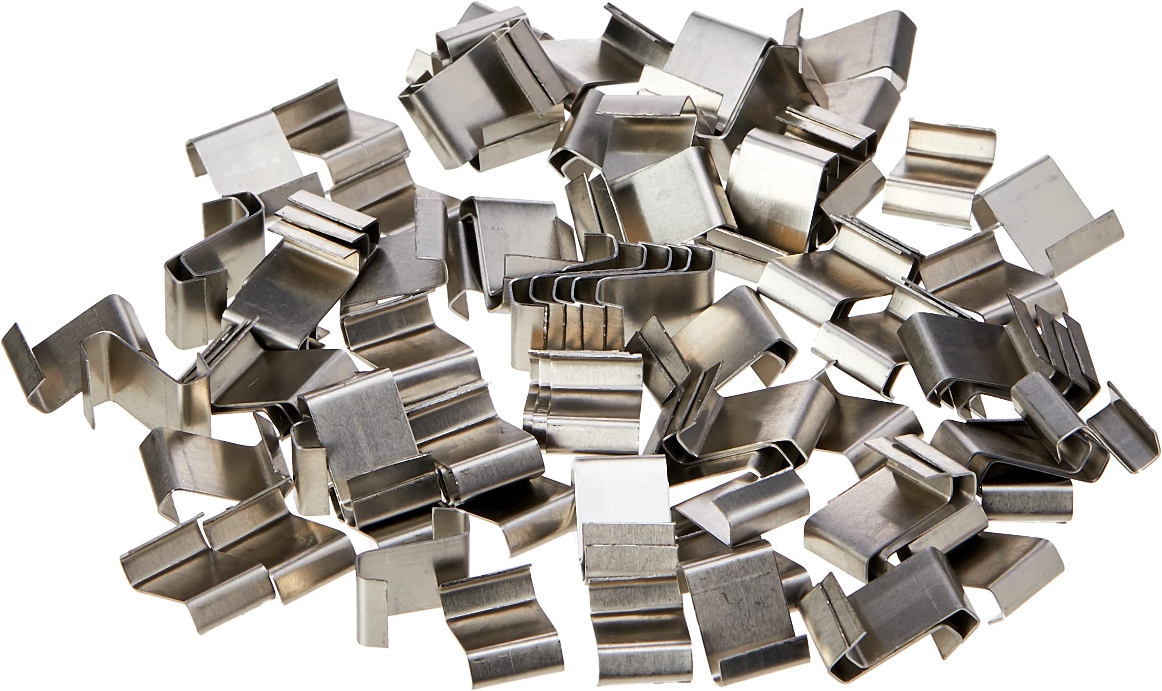 Stainless Steel 'G' Glazing Clip x 100 for Greenhouse : Amazon.co.uk ...