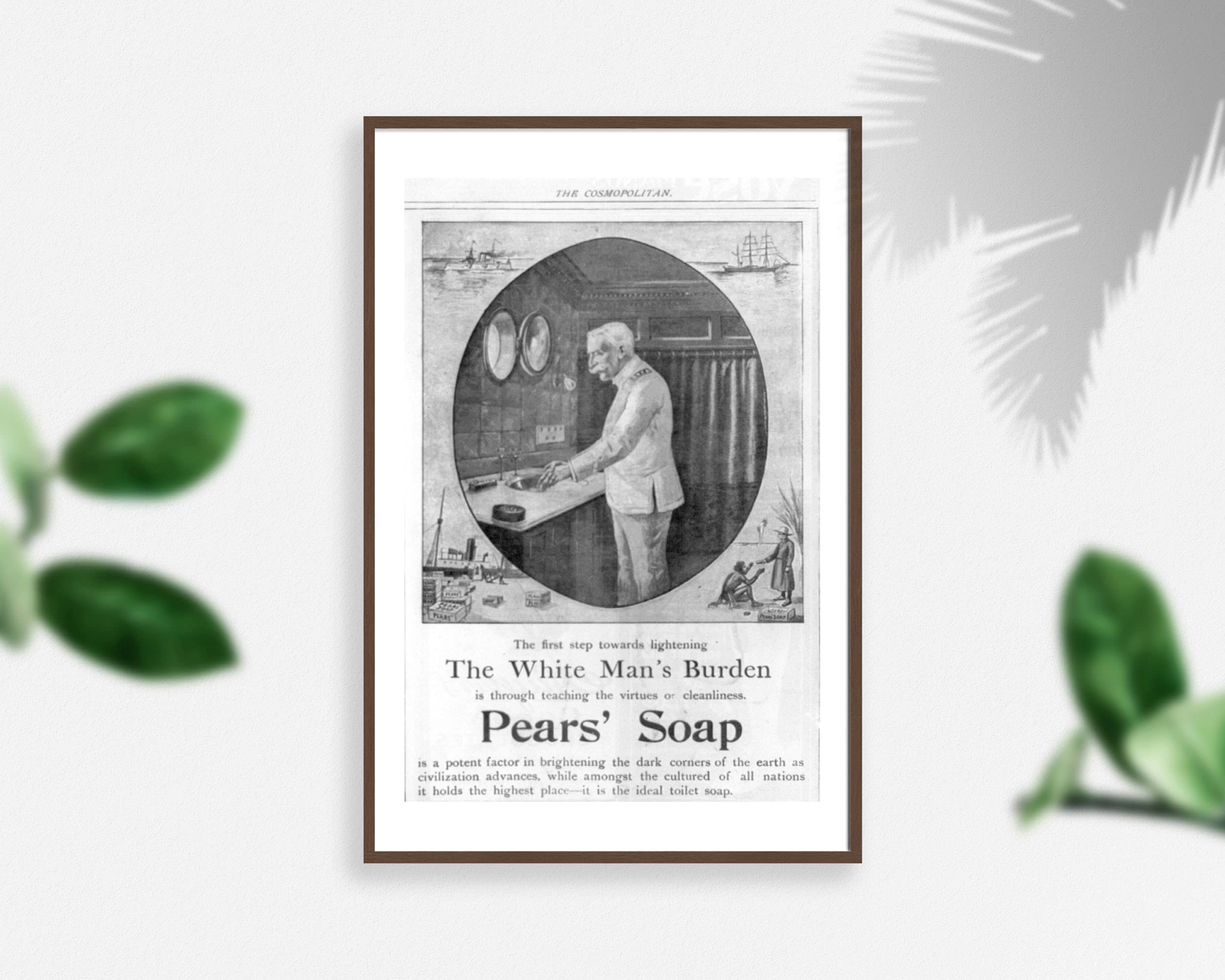 White Mans Burden Pears Soap