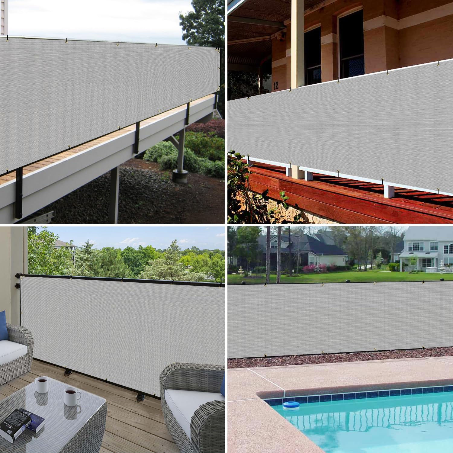 Snapklik.com : Windscreen4less 2.5 X 10 Balcony Privacy Fence Screen ...
