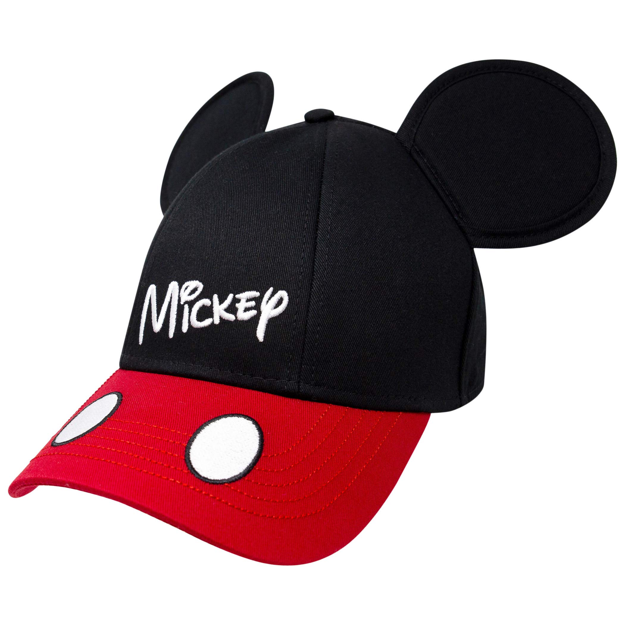 Disney Mickey Mouse Classic Black and Red Ears Snapback Hat at Amazon ...