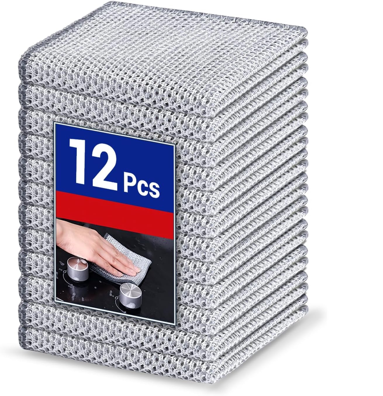 ZEYFLEEB New Upgrade Steel Wire Dishcloth, Steel Wire Cleaning Cloth ...