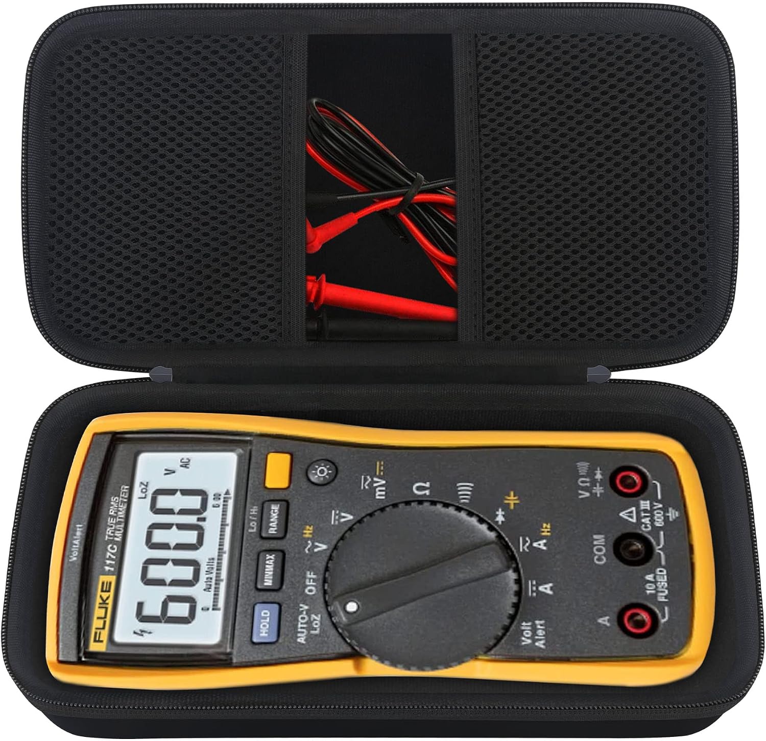 Amazon.com: Elonbo Carrying Case for Fluke 117/115/116/114/113 Digital ...