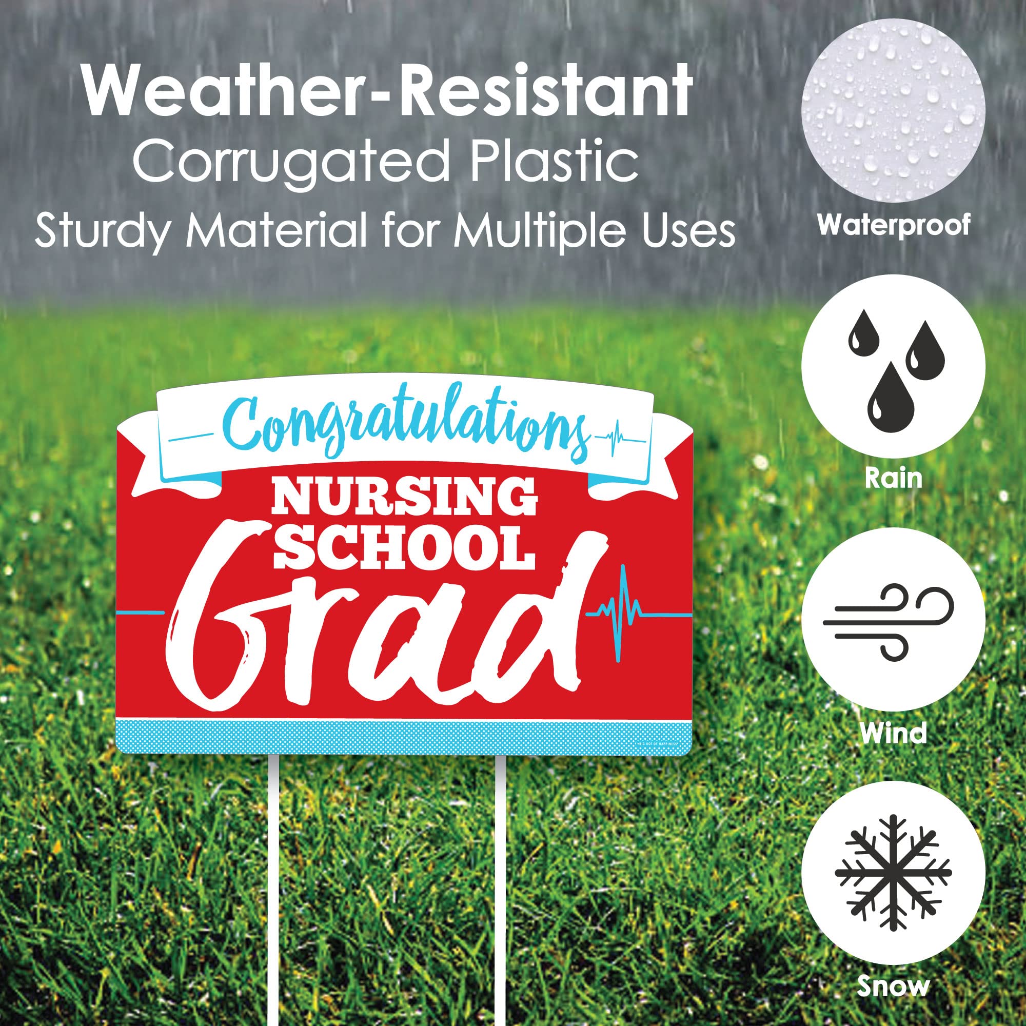 Nursing Graduate Signs 1pc, Acrylic Nurse Graduation Decorations