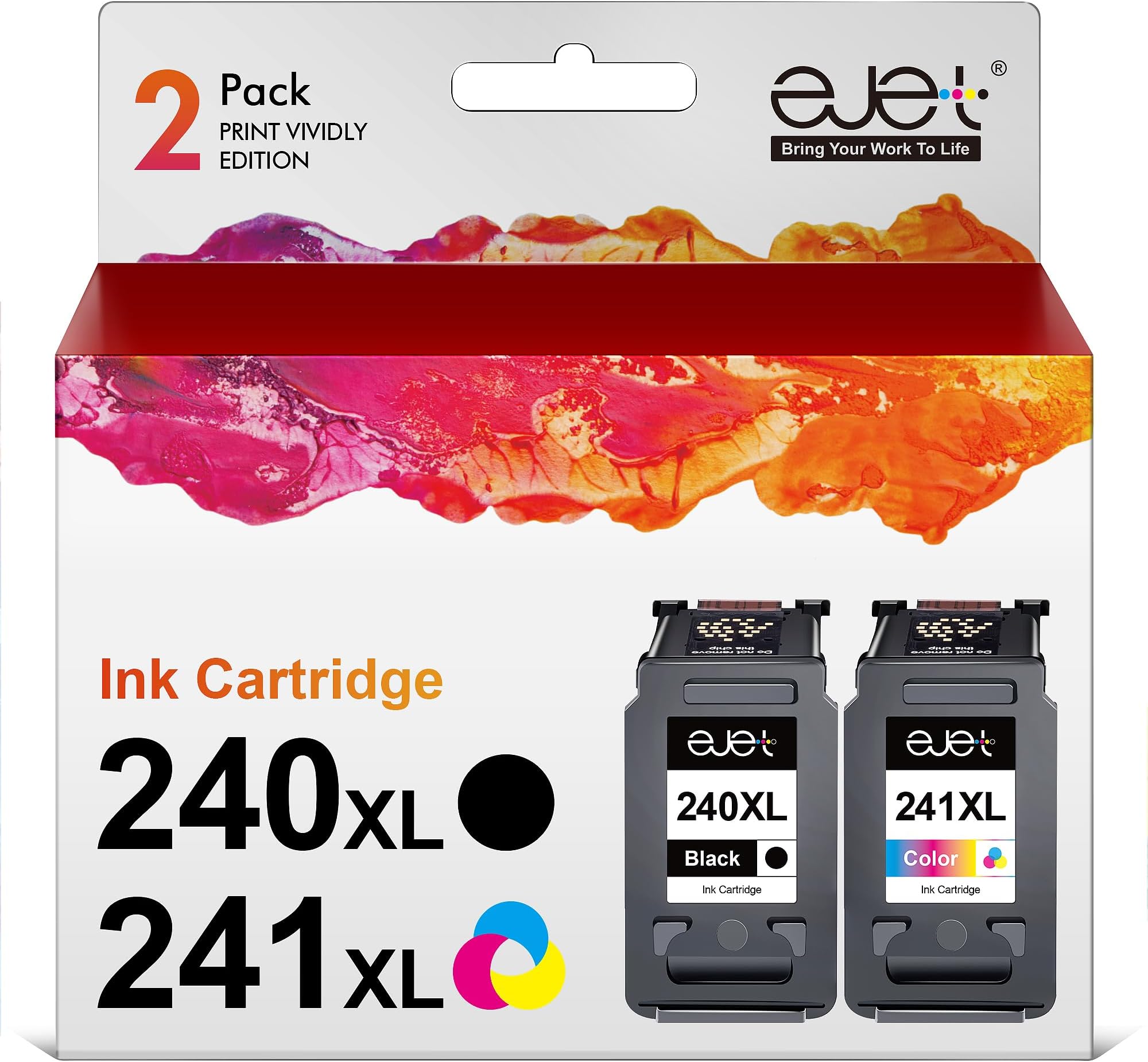 PG-240 XL Cartouche d'encre noire pour MG2120, MG3120, MG4120, MX512 ...