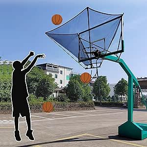 Amazon.co.jp: Basketball Return Portable Basketball Shot Trainer Aid ...