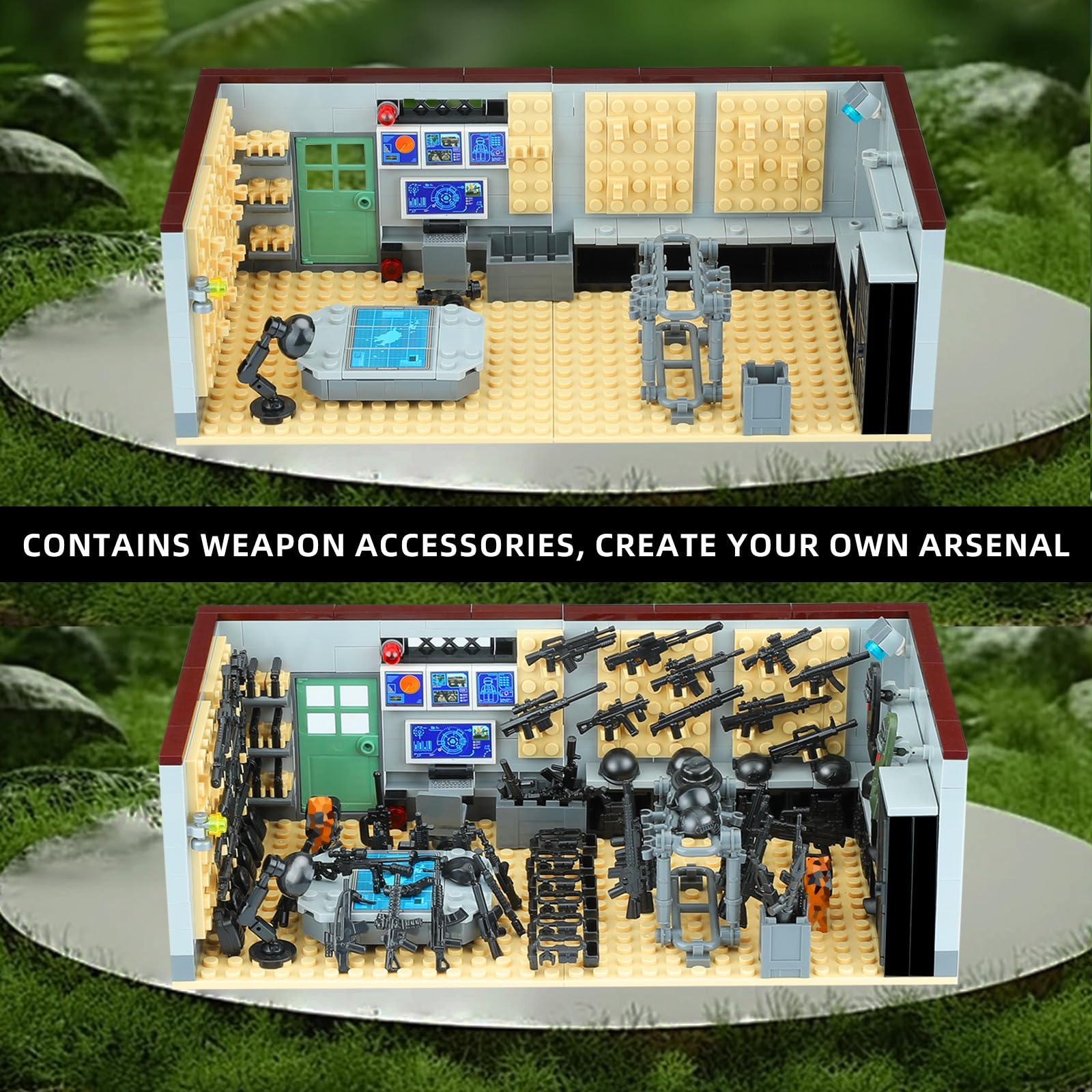 Snapklik.com : Swat Team Military Base Building Blocks Sets,Contains ...
