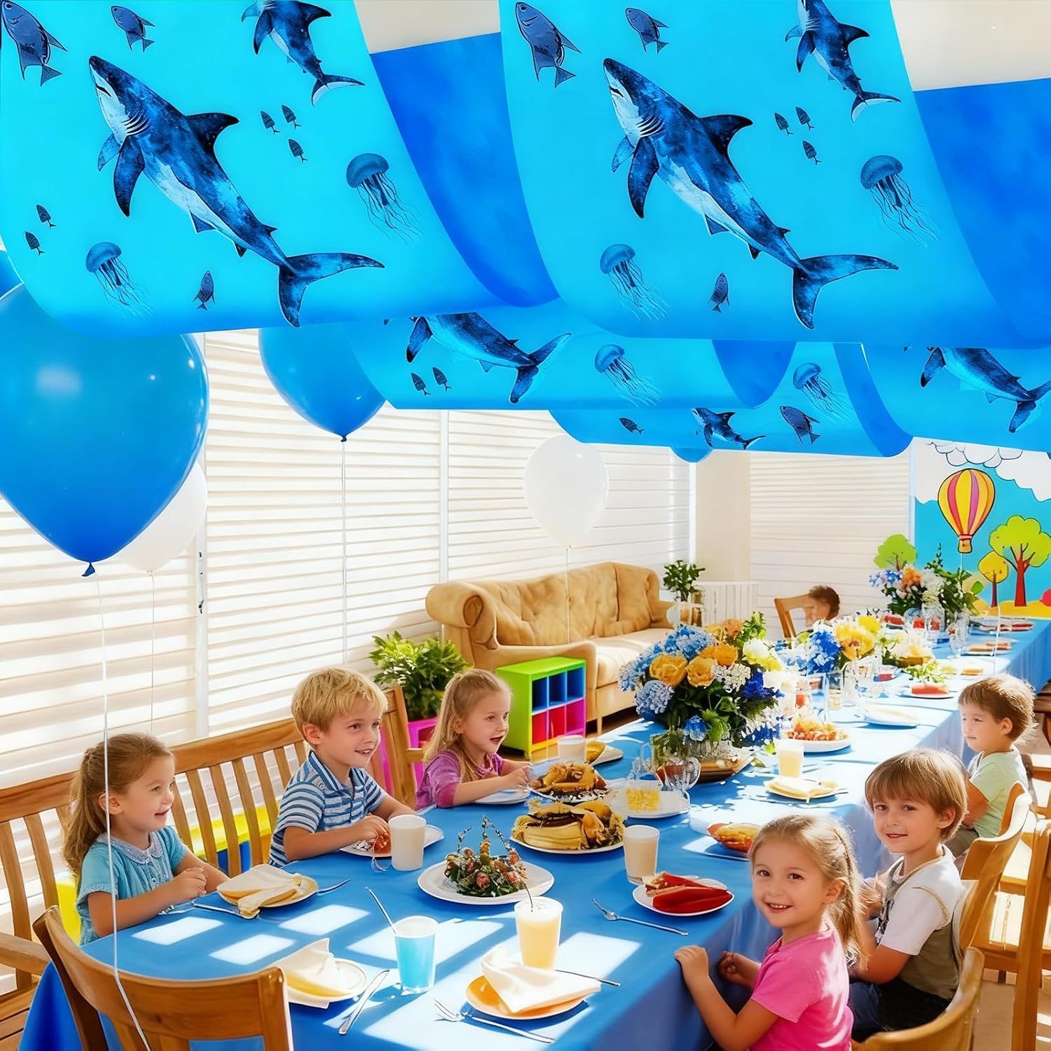 Amazon.com: 3 PackOcean Theme Ceiling Decor, 24 Inches x 10 Feet Whale ...