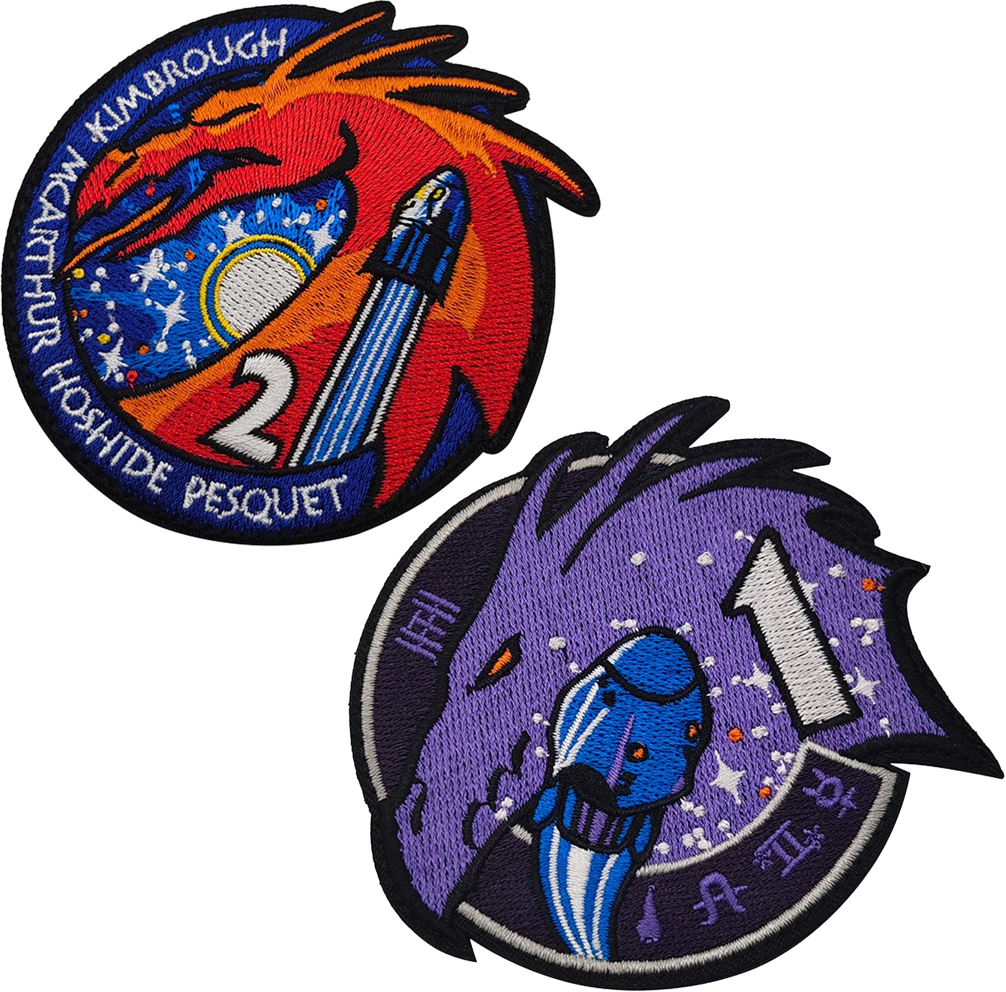 Amazon.com: Antrix 6 Pcs Tactical USA NASA Office Logo Apollo 11 Space ...