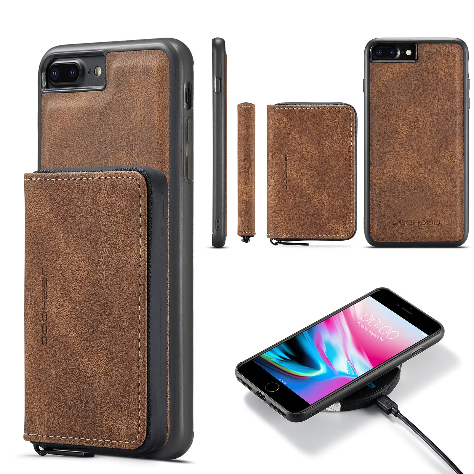 Amazon.com: Phone Case for iPhone 7plus 8plus 7/8 Plus Wallet Cover ...