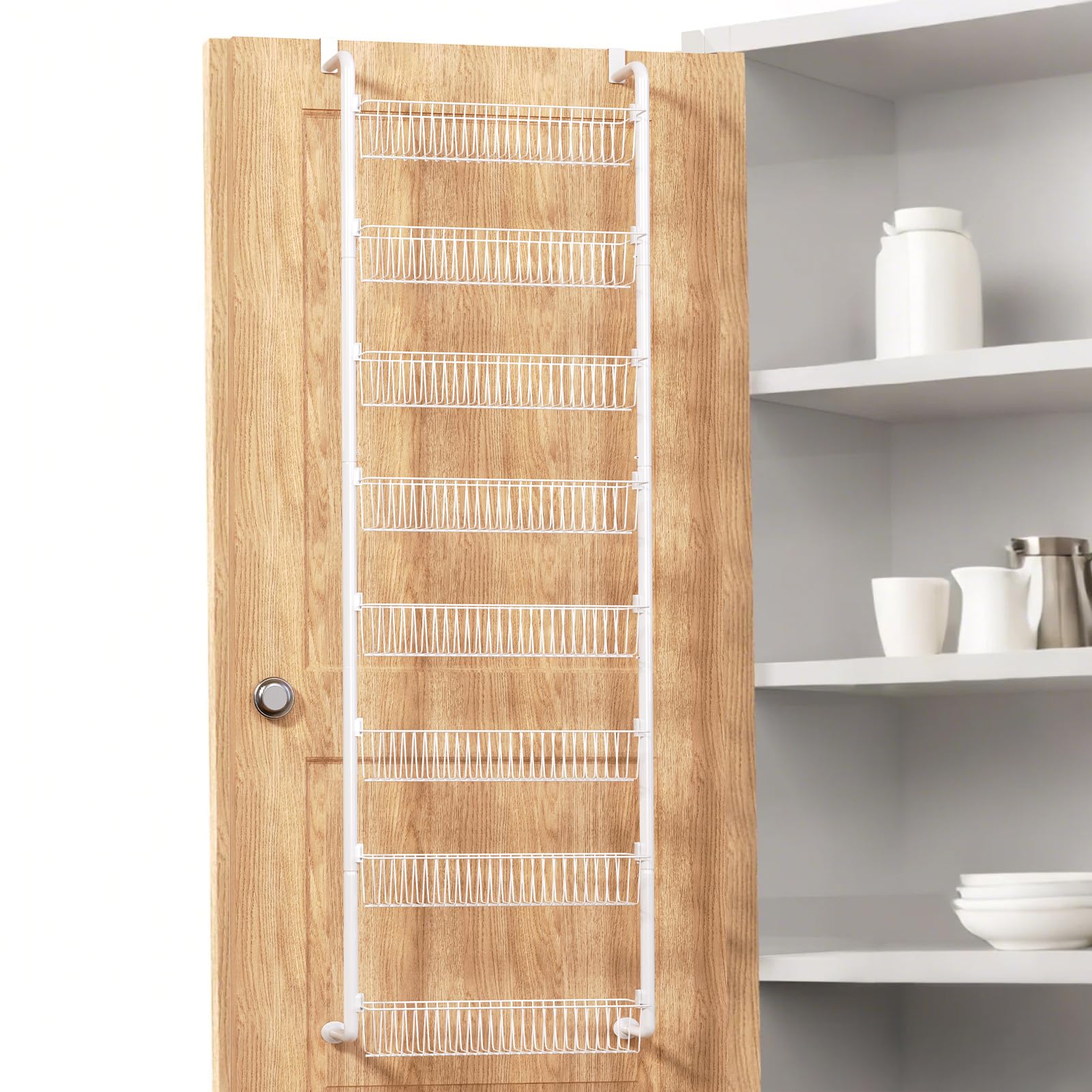Snapklik.com : Over The Door Pantry Organizer, 8-Tier Pantry ...
