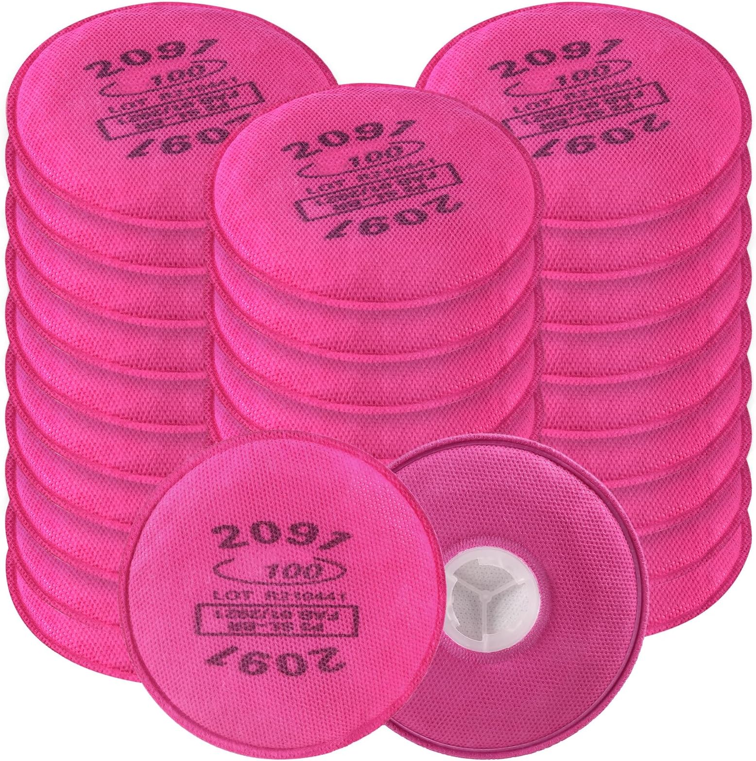(15 Pairs)2091 Particulate Filter for Respirator,Respirator Filters ...