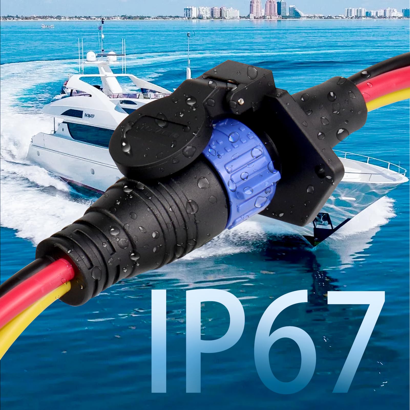 Snapklik.com : Trolling Motor Plug,50A Trolling Motor Plug And ...