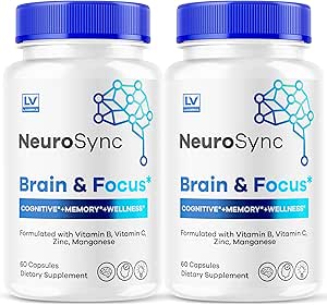 Amazon.com: (2 Pack) NeuroSync Brain Capsules, Neuro Sync Brain & Focus, NeuroSync Brain ...