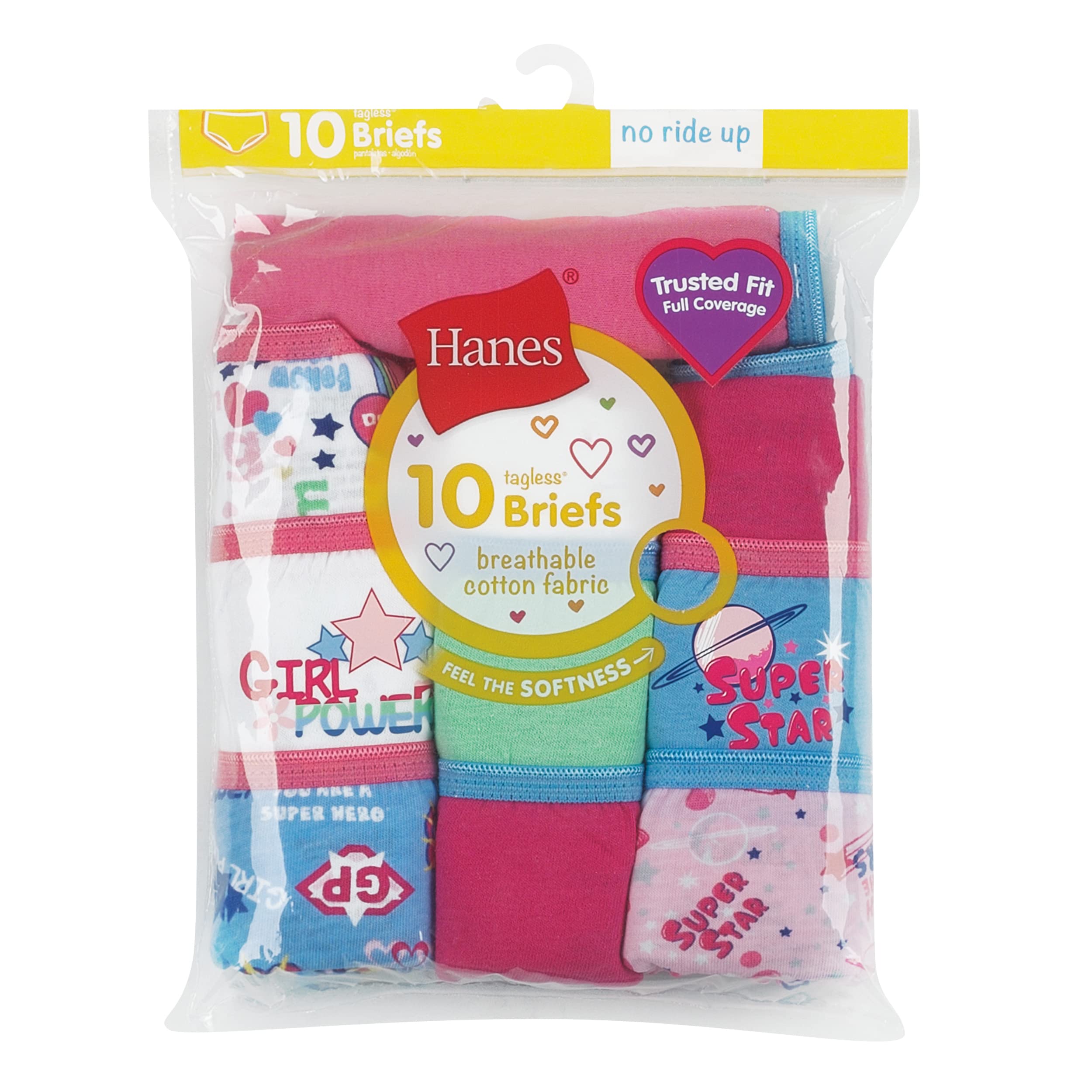 Snapklik.com : Hanes Girls Brief Multipack