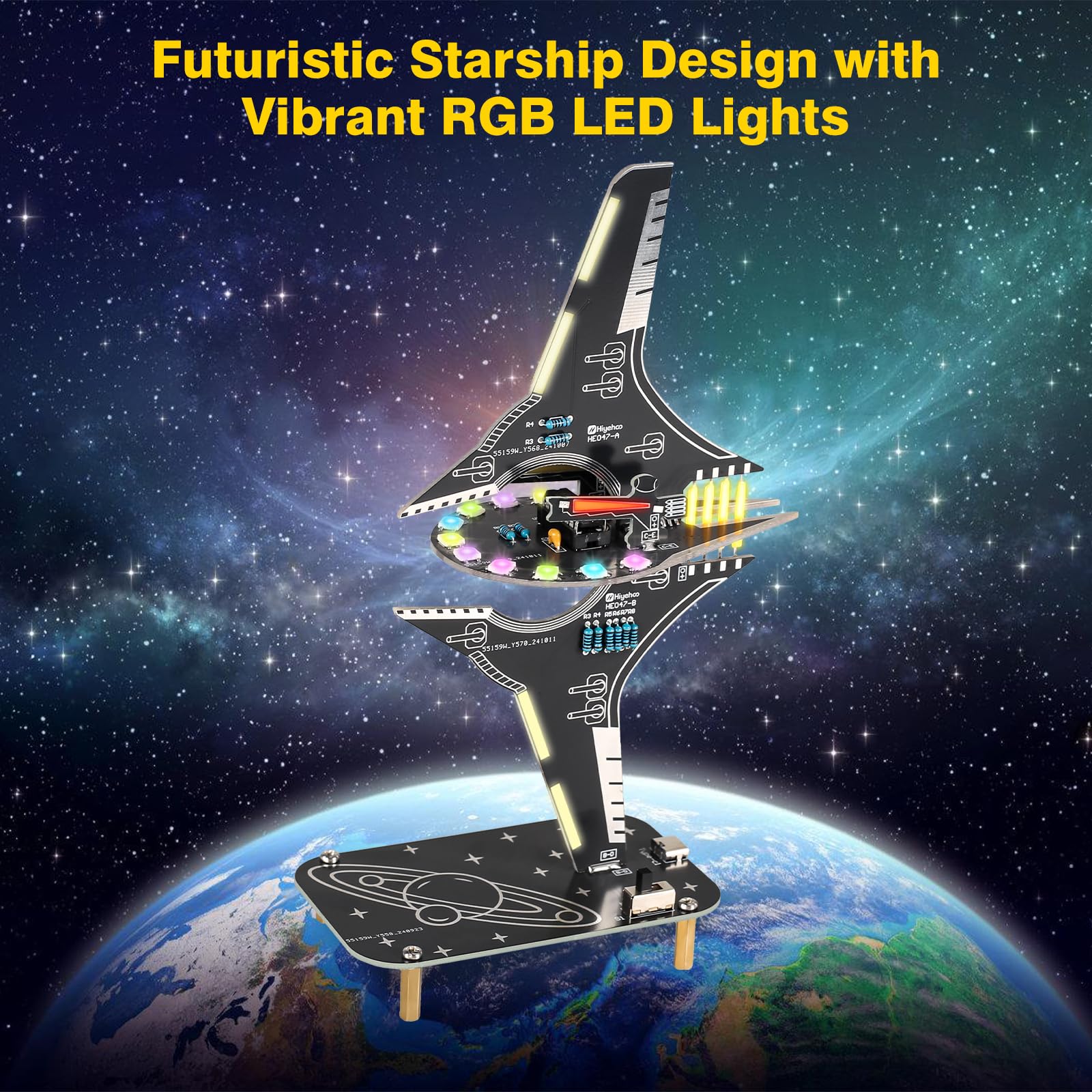 Snapklik.com : Starship Soldering Practice Kit, Sci-Fi Spaceship DIY ...