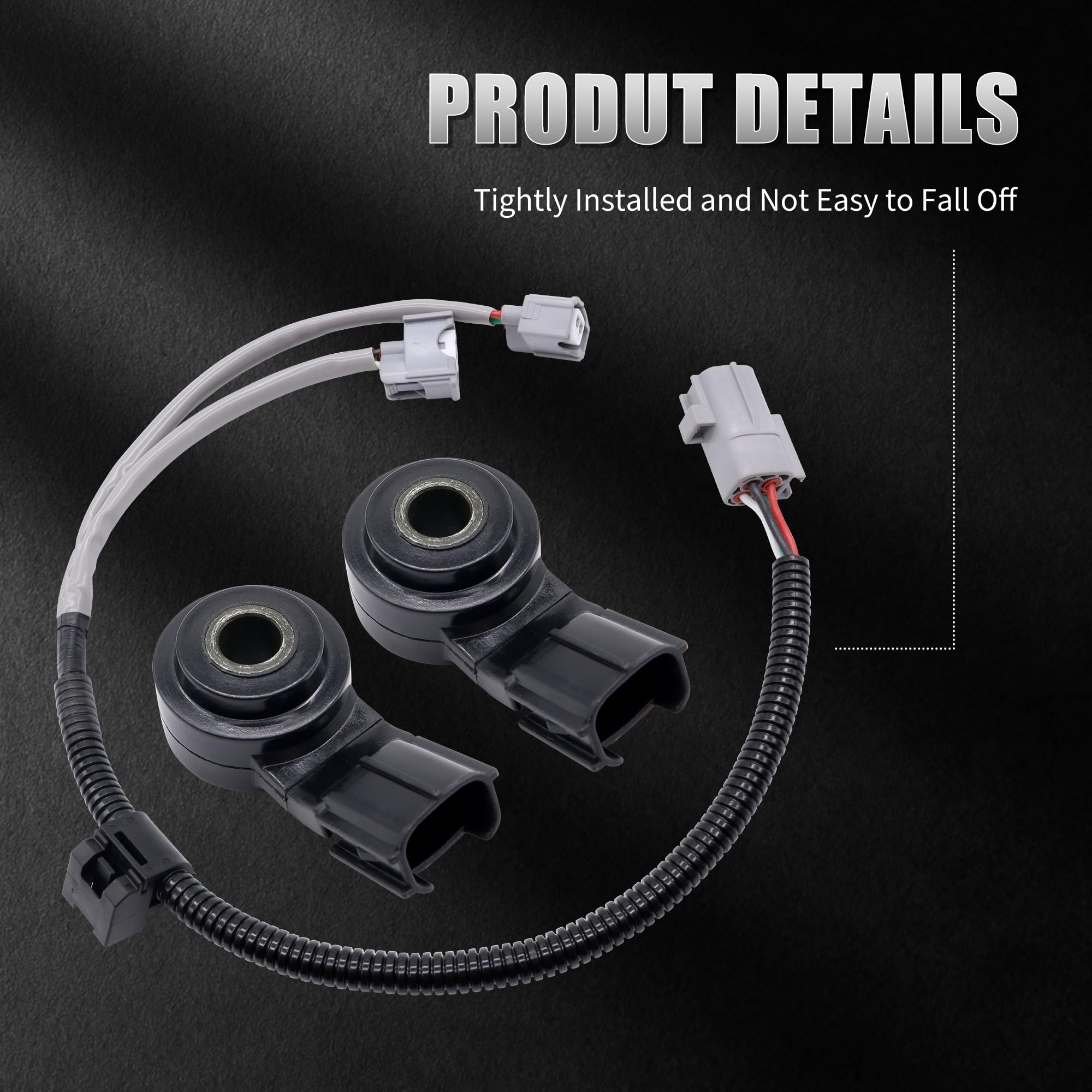Snapklik.com : HiSport 89615-B6010 Knock Sensor And Harness Kit ...