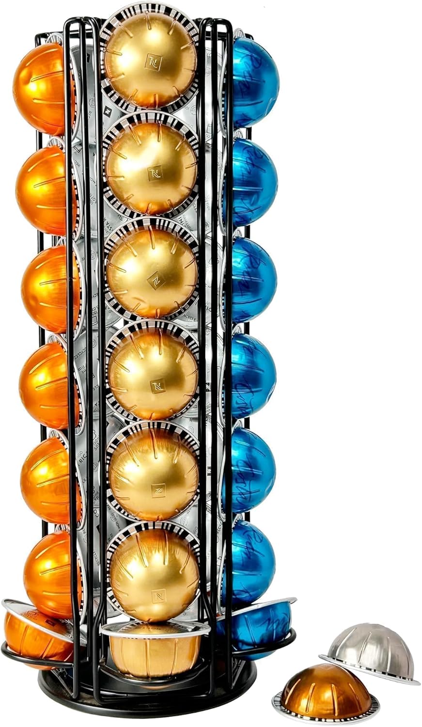 Amazon.com: WORBIC Coffee Pod Holder Carousel Organizer for Nespresso ...