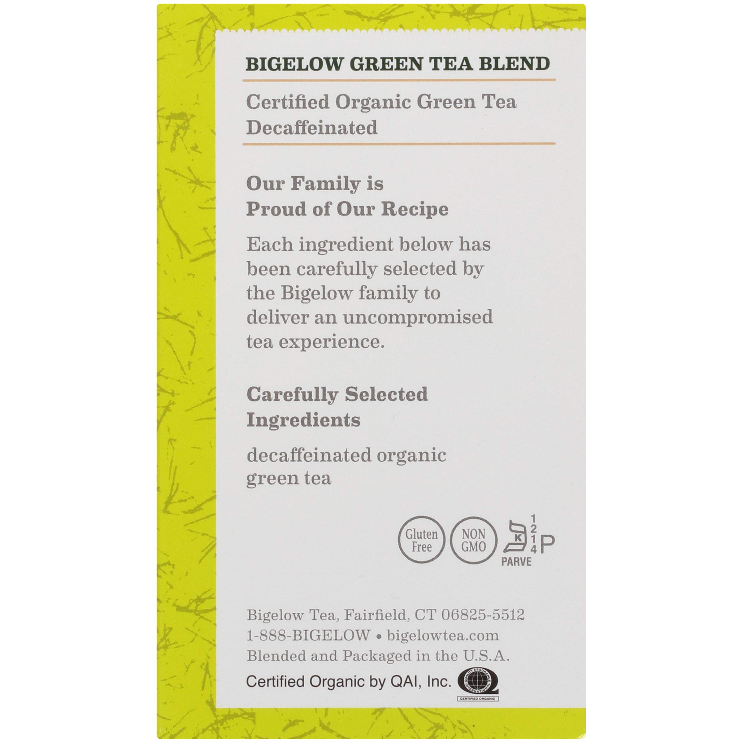 Snapklik.com : Bigelow Tea Organic Decaffeinated Green Tea, Decaf ...