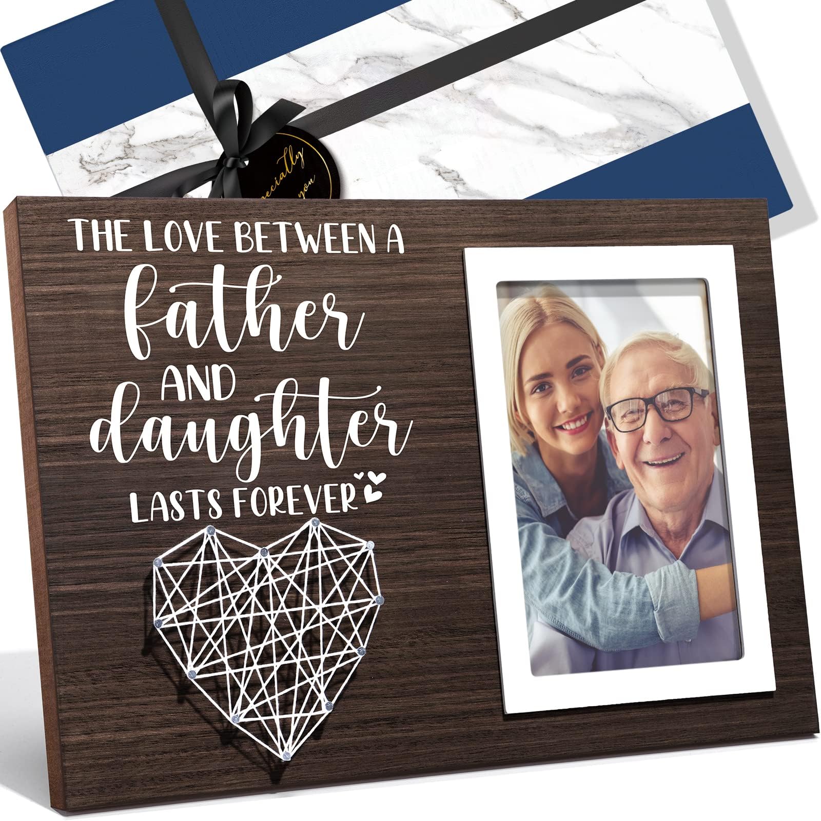 Amazon.com - Zauly to My Dad Wooden Picture Frame Gift from Daughter ...