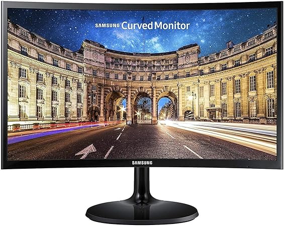 Samsung C27F390 27-Inch Curved LED Monitor - HDMI, VGA, Black Gloss ...