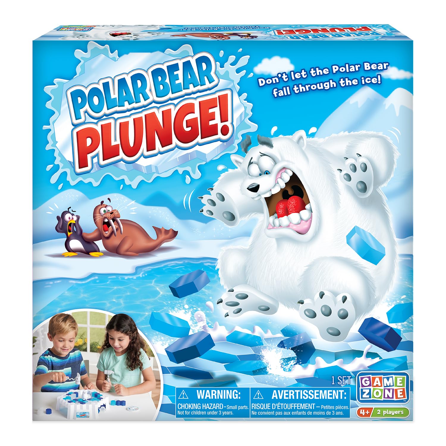 Amazon.com: Game Zone Polar Bear Plunge Interactive Tabletop ...