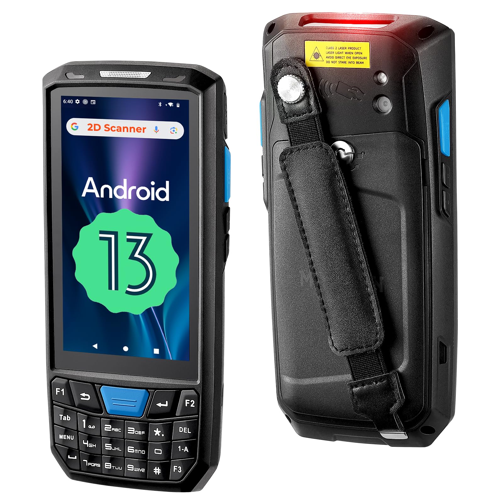 Buy MUNBYN Android 13 PDA, 2025 Android Barcode Scanner 035Pro, 4GB+64GB Barcode Scanner with ...