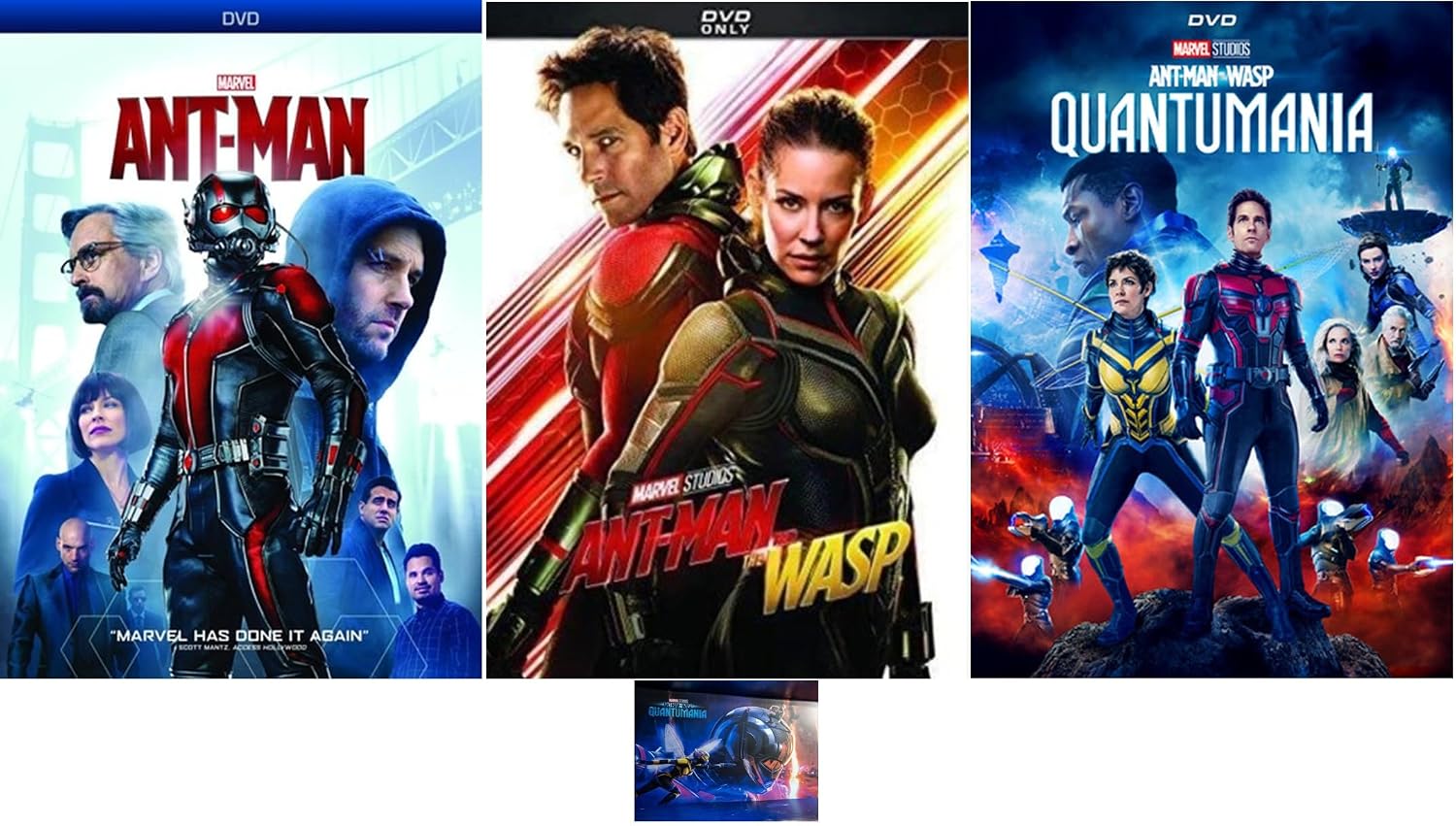 Amazon.com: Marvel's ANT-MAN One 1 Two 2 Three 3 Complete 3 DVD Movie ...