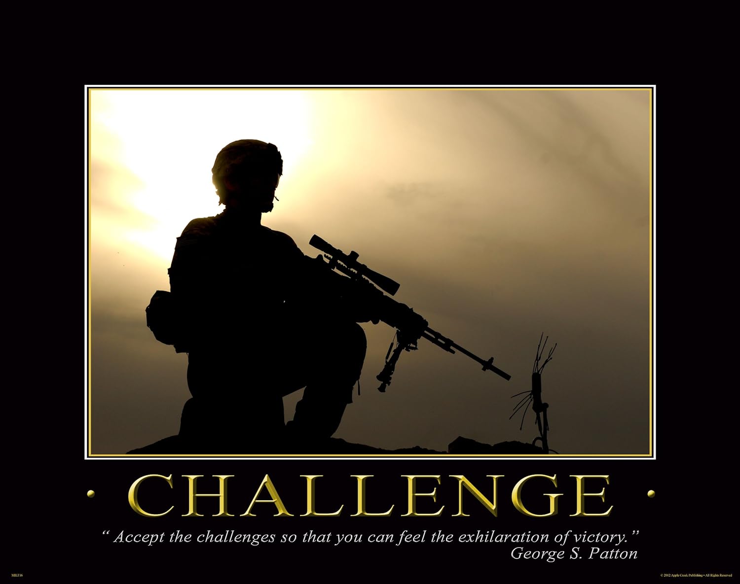 Amazon.com: Apple Creek Military Motivational Poster Art Print 11x14 US ...