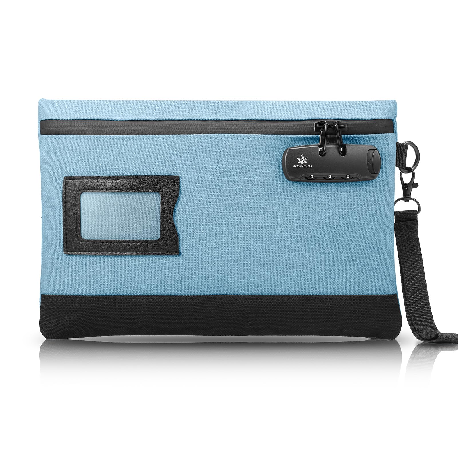 Amazon.com: KOSMCCO Money Bag with Lock, 11.8 x 7.9 Inches Durable ...