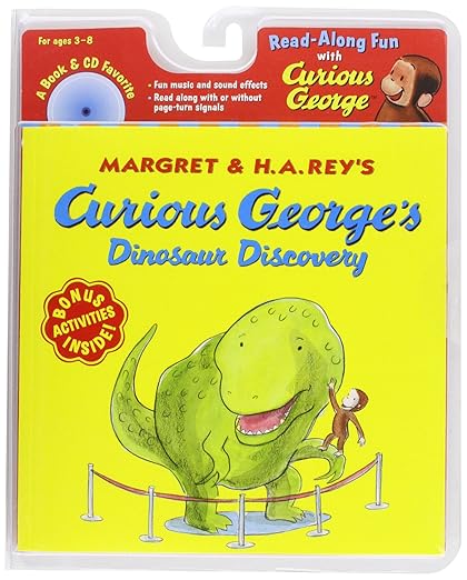 Curious George's Dinosaur Discovery Book and CD: Rey, H A, Hines, Anna ...