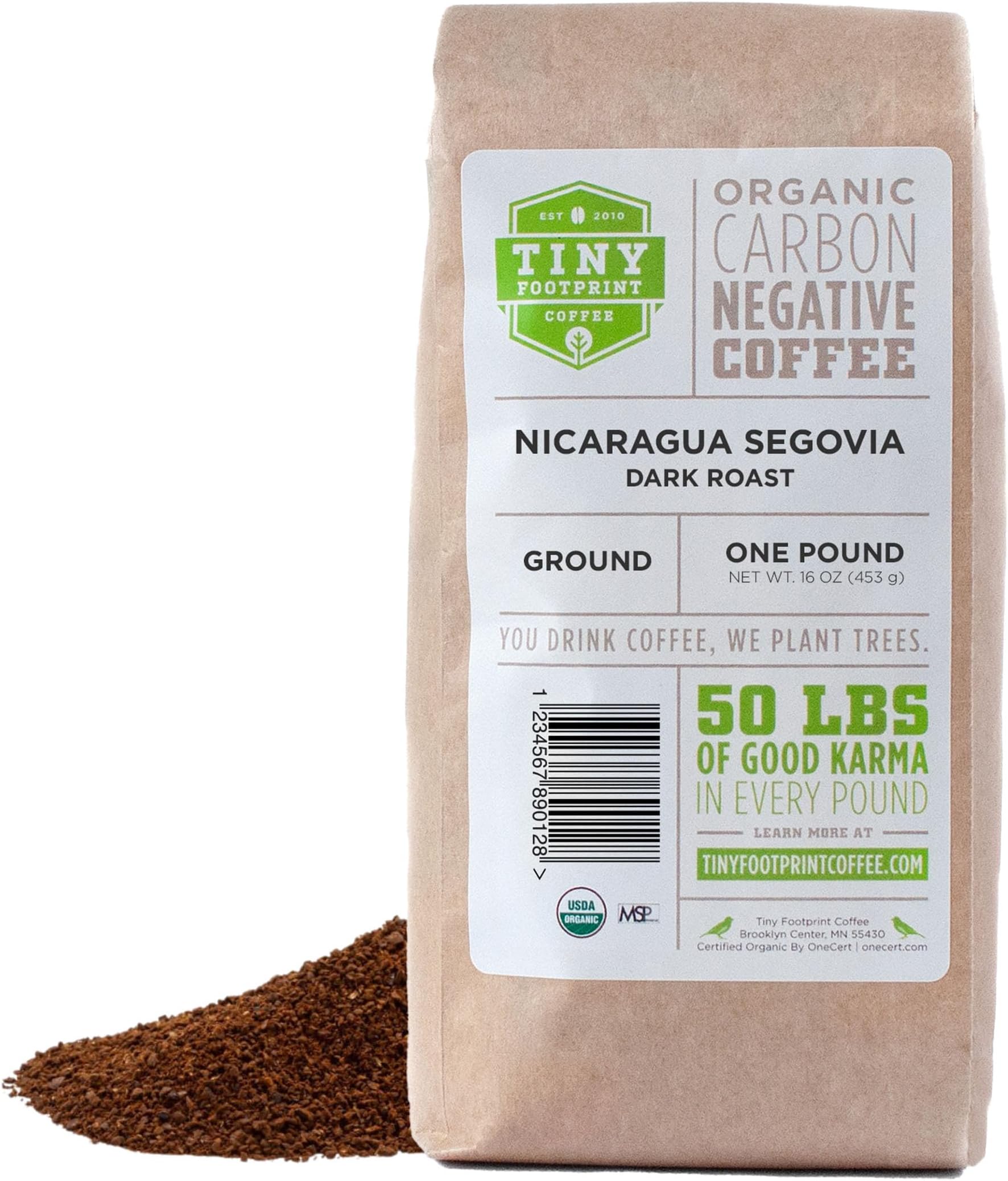 Amazon.com : Tiny Footprint Coffee - Nicaragua Segovia, Dark Roast ...