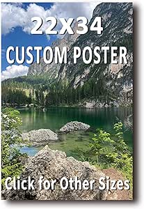 Amazon.com: Personalized Photo Poster Printing Custom Image Printing ...