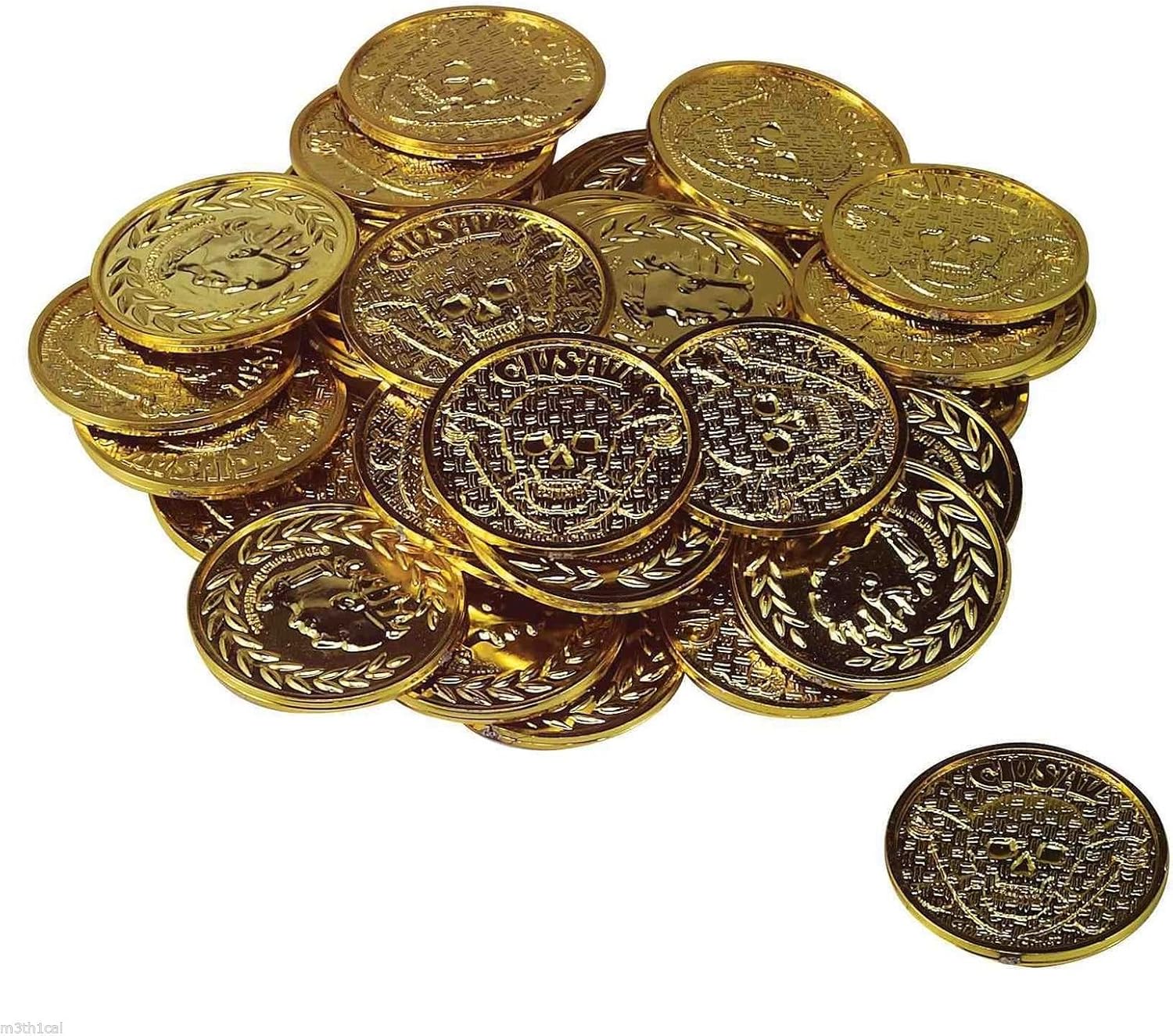 Amazon.com: Pirate Gold Treasure Coins - 72 pcs : Toys & Games