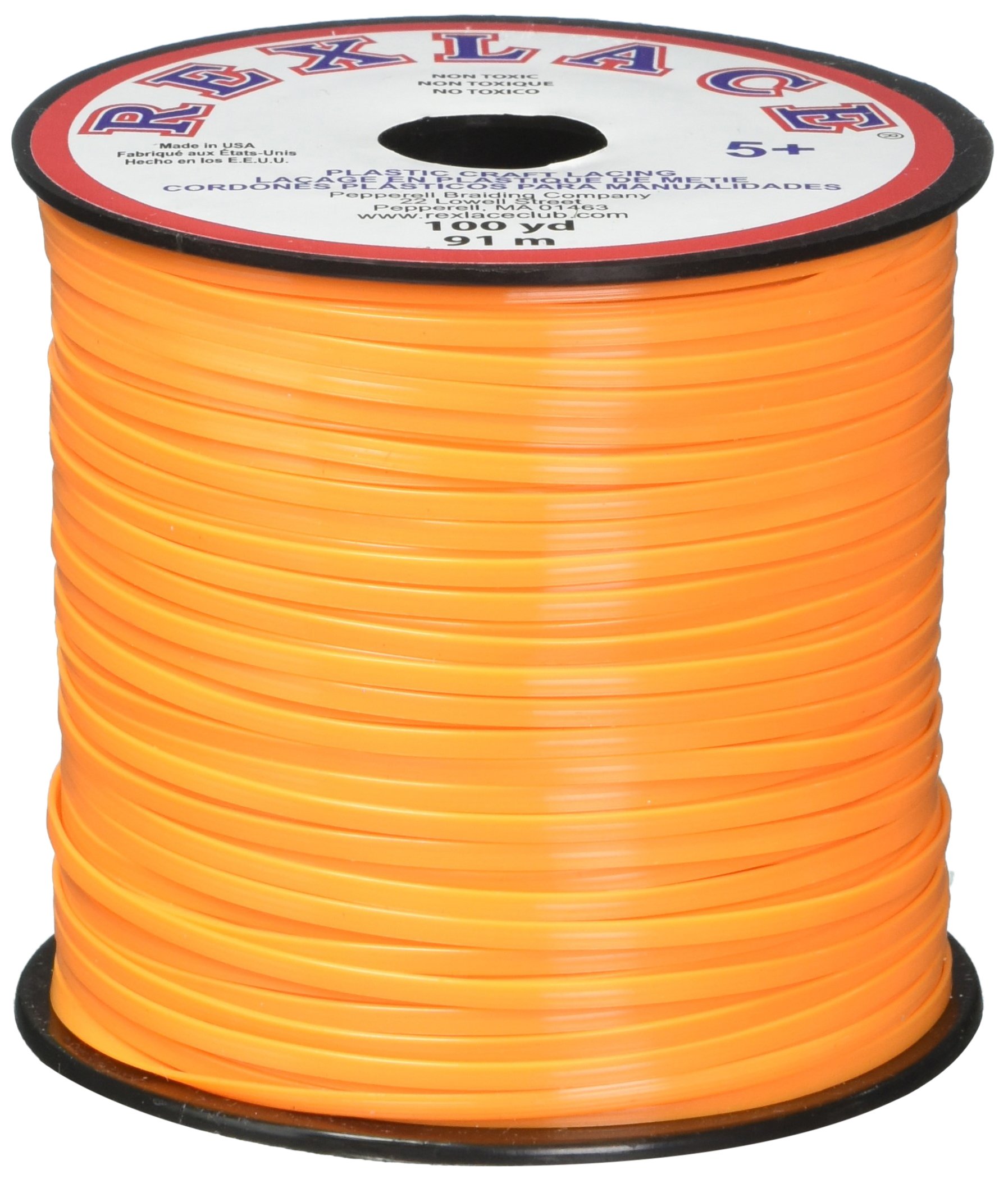 Amazon.com: Pepperell Braiding Company RX10035 100 yd Rex Lace Neon ...